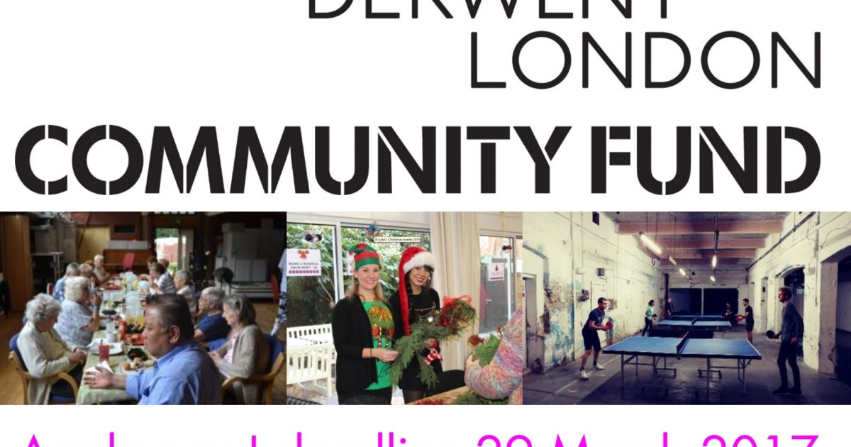 Community Fund 2017 Projects update - News - Media - Derwent London
