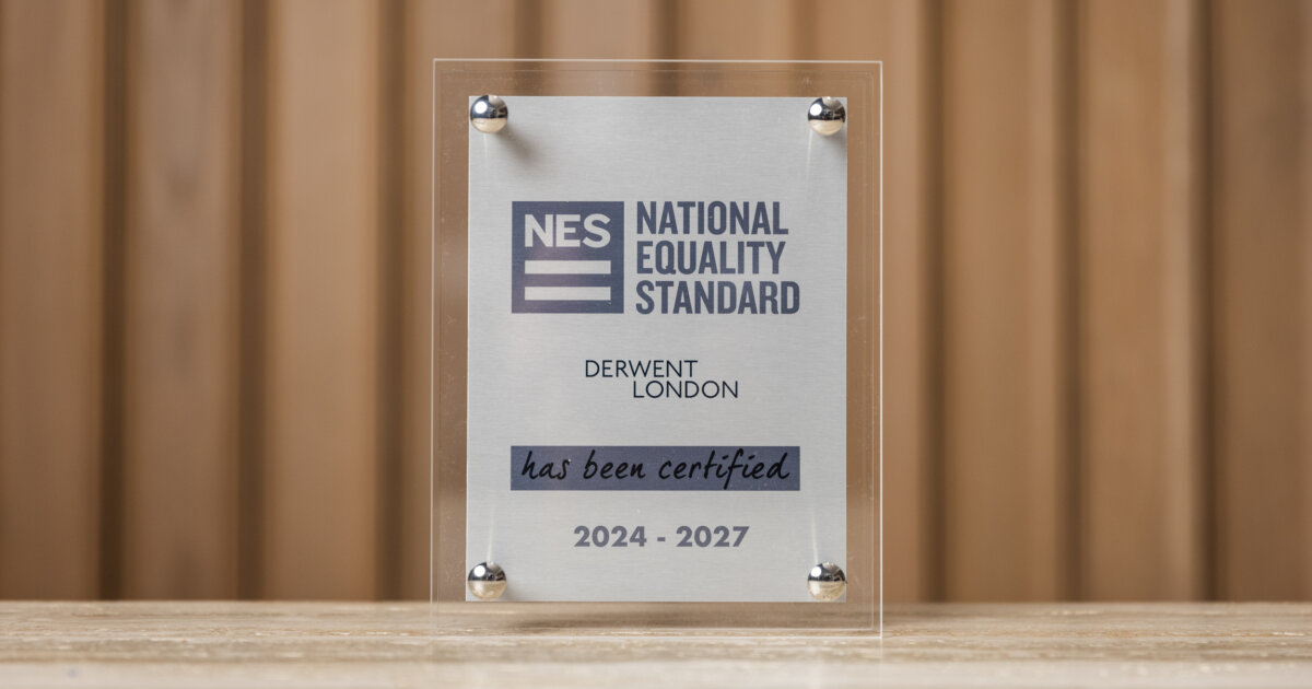Derwent London's National Equality Standard Re-accreditation - Awards ...