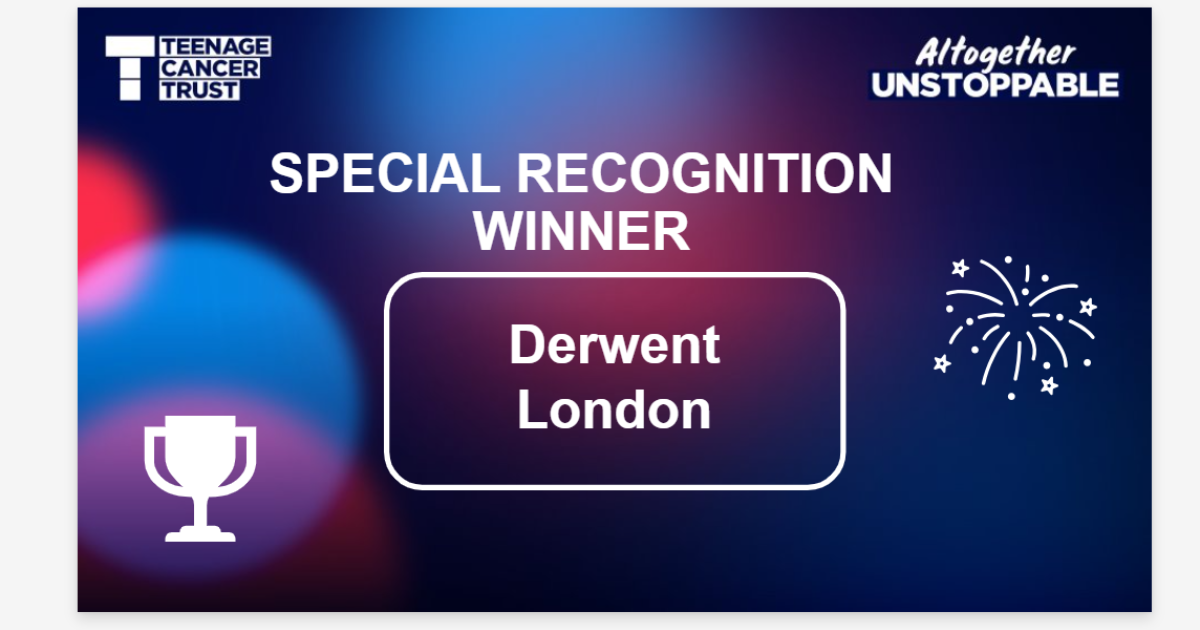 Winners of the Special Recognition award at Teenage Cancer Trust's ...